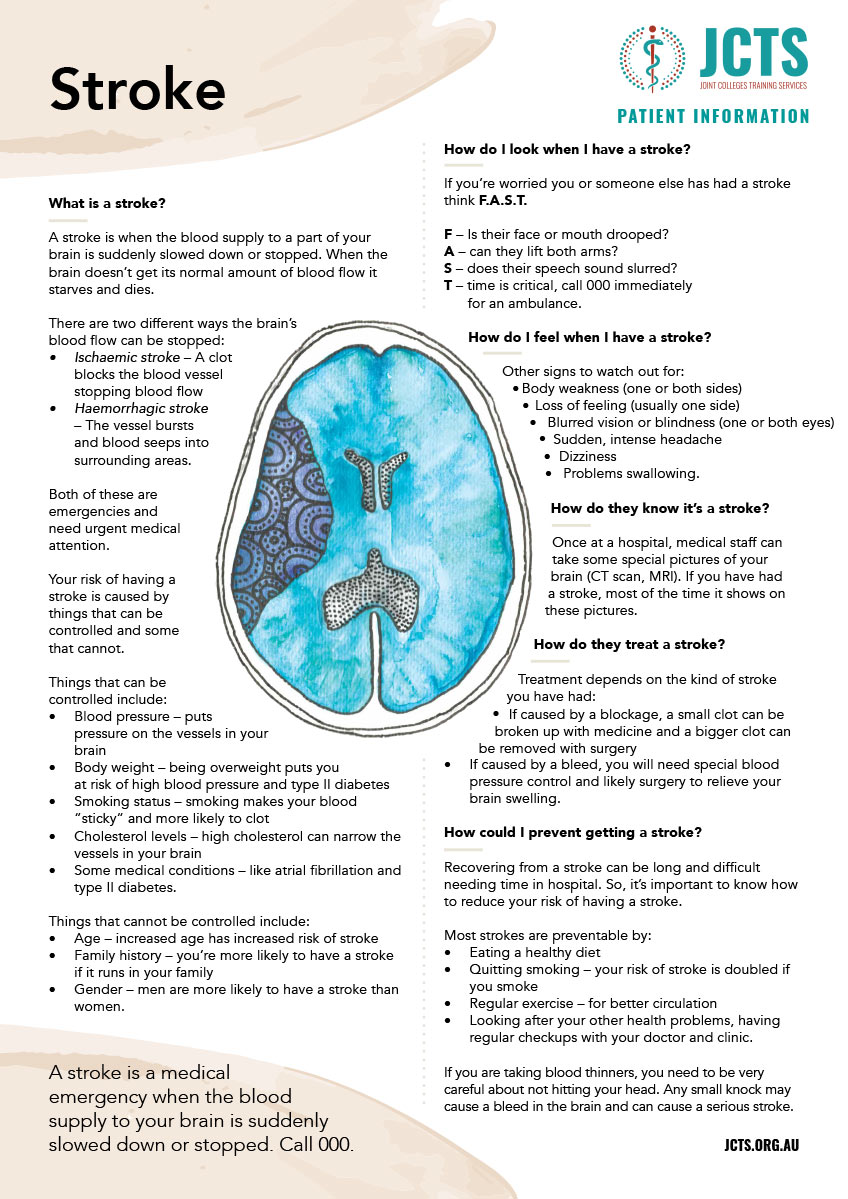 Stroke - Joint Colleges Training Services (JCTS)