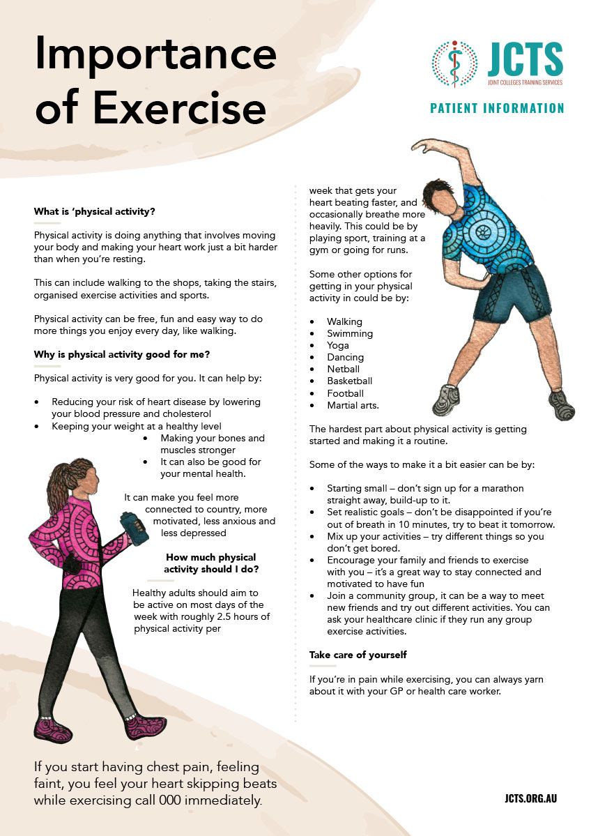 Importance of Exercise - Joint Colleges Training Services (JCTS)