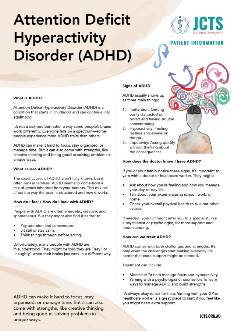 Attention Deficit Hyperactivity Disorder (ADHD) - Joint Colleges ...